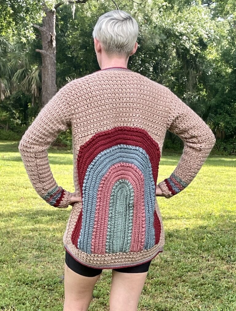 crochet cardigan pattern - The Hyper Hook
